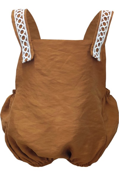 Shecco Babba Kız Bebek Dantel Detaylı Şort Tulum Shecco Babba Kız Bebek Dantel Detaylı Şort Tulum