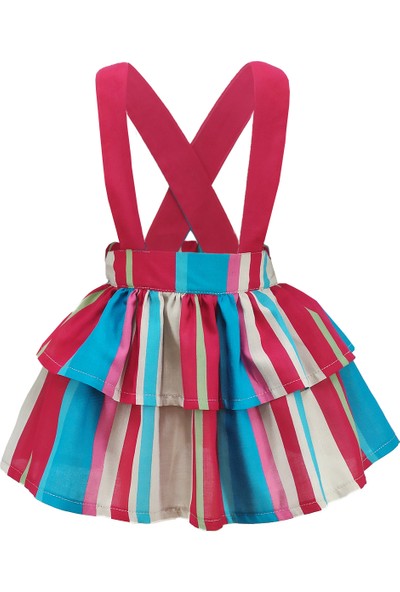 Shecco Babba Kız Çocuk Kat Kat Salopet Elbise Shecco Babba Kız Çocuk Kat Kat Salopet Elbise