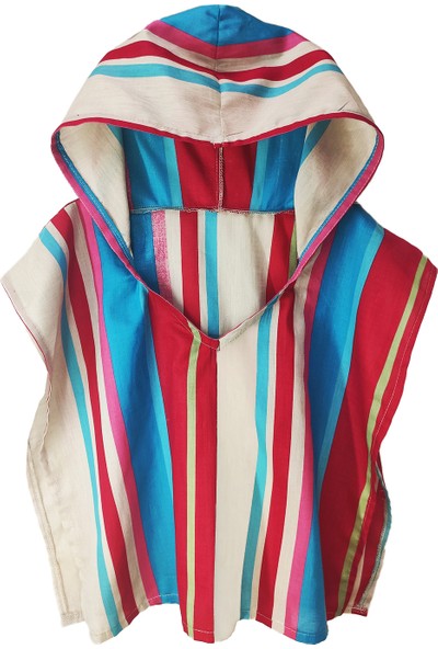 Shecco Babba Kız Çocuk Yazlık Renkli Panço