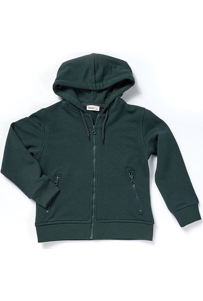 Dagi Yeşil Fermuarlı Kapüşonlu Kız Çocuk Tek Üst Dagi Yeşil Fermuarlı Kapüşonlu Kız Çocuk Tek Üst