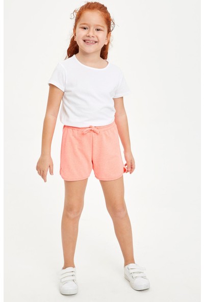 Defacto Kız Çocuk Bağcıklı Esnek Belli Şort L6125A620HS
