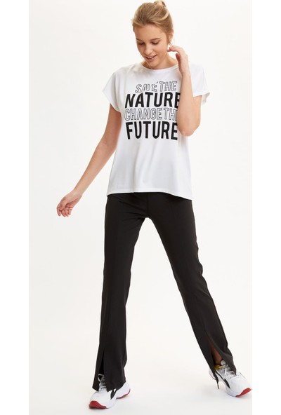 DeFacto Deffacto Fit Regular Fit Basic Yırtmaçlı Paça Detaylı Pantolon R4713AZ20SM