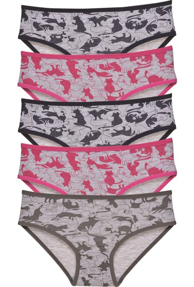 Nicoletta Mıxcolor Kız Çocuk Külot 5'li Paket Nicoletta Mıxcolor Kız Çocuk Külot 5'li Paket