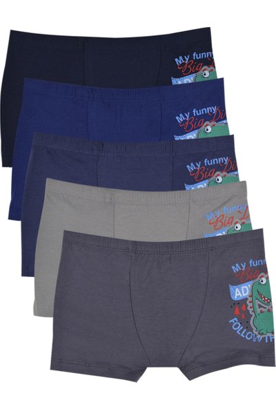 Nicoletta Mıxcolor Erkek Çocuk Boxer 5'li Paket Nicoletta Mıxcolor Erkek Çocuk Boxer 5'li Paket