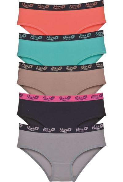 Nicoletta Mıxcolor Kız Çocuk Külot 5'li Paket