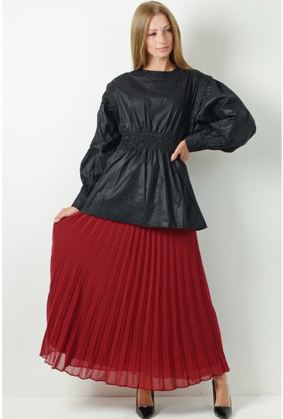 Pinkmark Kadın Bordo Etek