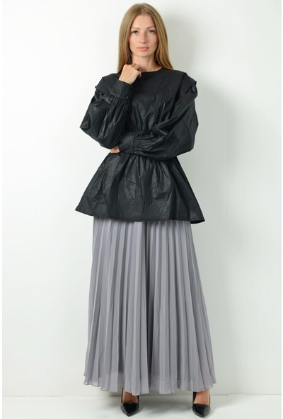 Pinkmark Kadın Gri Etek