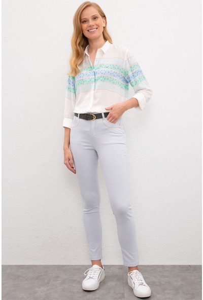 U.S. Polo Assn. Bayan Açık Mavi Spor Pantolon