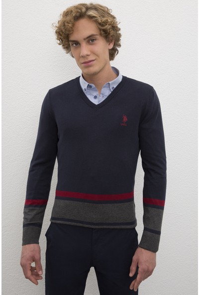 U.S. Polo Assn. Erkek Triko Kazak 50205666-VR033