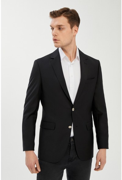 Kiğılı Yünlü Blazer Ceket