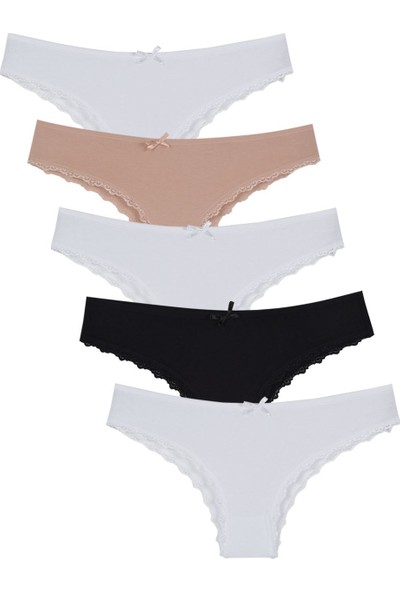 Nicoletta Somon Kadın Külot 5'li Paket Brazillian Nicoletta Somon Kadın Külot 5'li Paket Brazillian