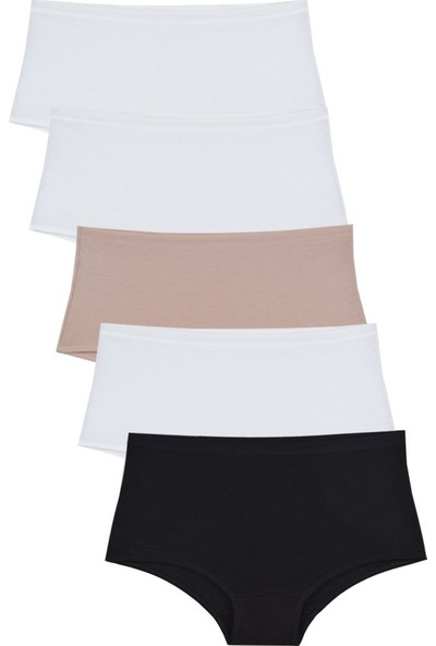 Nicoletta Mixcolor Kadın Külot 5'li Paket Nicoletta Mixcolor Kadın Külot 5'li Paket