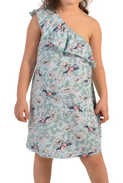 Nicoletta Mavi Kız Çocuk Tunik Gecelik Geniş Tek Askılı Pamuk Nicoletta Mavi Kız Çocuk Tunik Gecelik Geniş Tek Askılı Pamuk