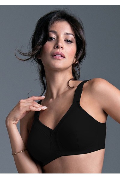 Lisca Mirelas 20161 Kadın Siyah Balensiz Süngersiz Sütyen