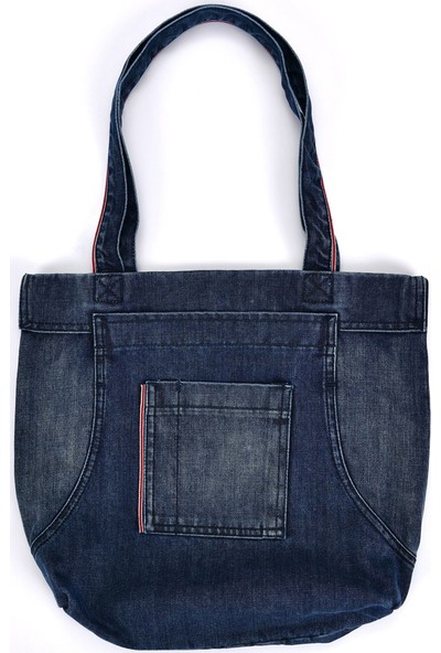 Casa Di Denim by Sinem Akay Indigo Denim Çanta Recyle Casa Di Denim by Sinem Akay Indigo Denim Çanta Recyle