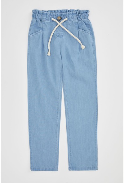 DeFacto Kız Çocuk Carrot Fit Jean Pantolon N9173A620HS DeFacto Kız Çocuk Carrot Fit Jean Pantolon N9173A620HS