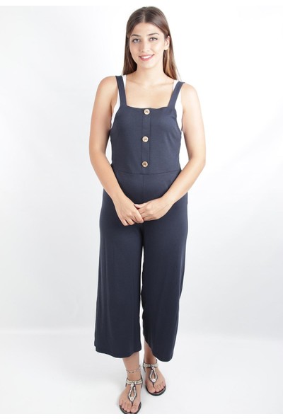 Alexander Gardi Askılı Önü Düğmeli Bahcıvan Tulum, Lacivert (B19-146603)