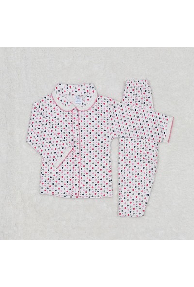 Bebem Kız Bebek Pembe Puanlı Pijama Takım Bebem Kız Bebek Pembe Puanlı Pijama Takım