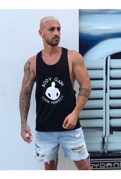 Soydance Bodygain Fitness Atlet Siyah