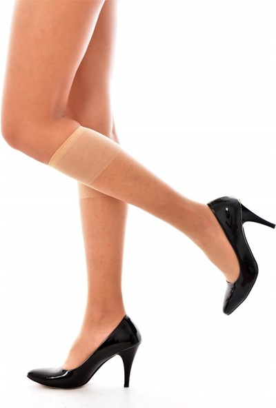 Penti Penti 6'lı Paket Süper Ince Mat 15 Den Diz Altı Çorap 51-Açık Ten