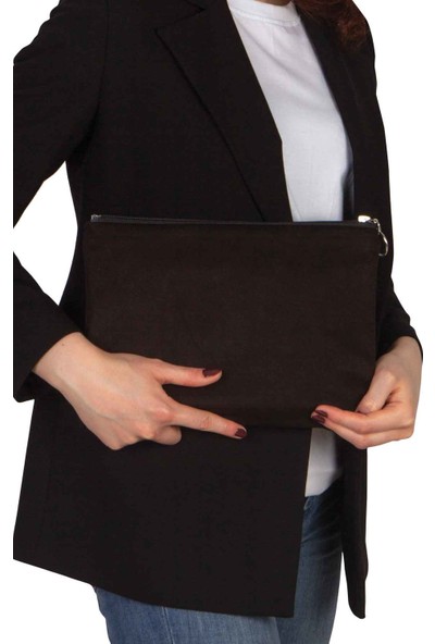 Pamusan Portföy Çanta Siyah (30x21 cm) Astarlı Pamusan Portföy Çanta Siyah (30x21 cm) Astarlı