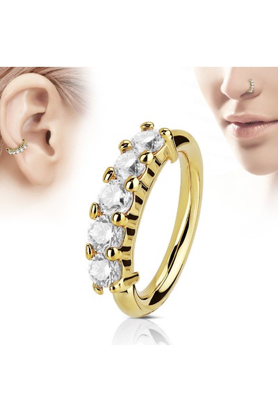 Chavin Cerrahi Çelik 5 Taşlı Burun Kulak Hızma