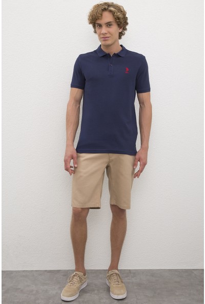 U.S. Polo Assn. Erkek Kum Dokuma Bermuda Capri U.S. Polo Assn. Erkek Kum Dokuma Bermuda Capri