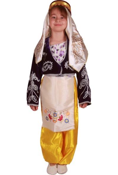 Kostüm Diyarı Kız Çocuk Efe Kıyafeti NS401K011