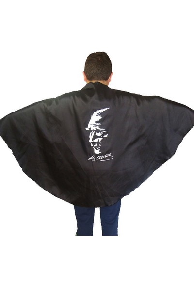 Kostüm Diyarı Atatürk Baskılı Ilkokul Boy Pelerin NS829U022