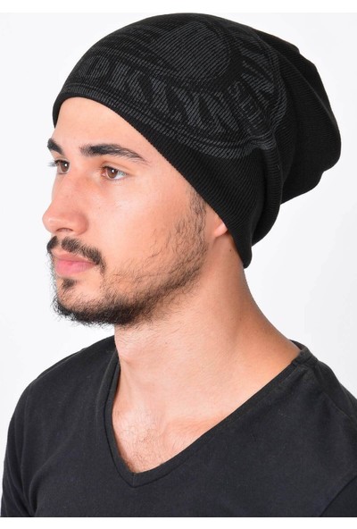 Mossta Brooklyn Baskılı Erkek Bere