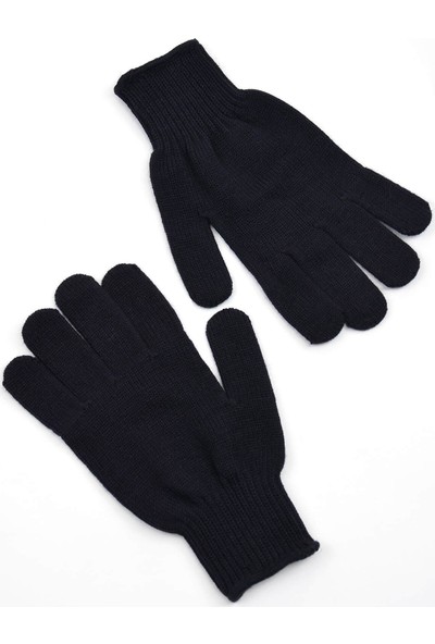 Mossta Erkek Akrilik Eldiven Lacivert