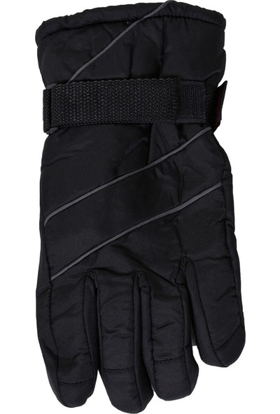 Mossta Erkek Kar Eldiveni Siyah