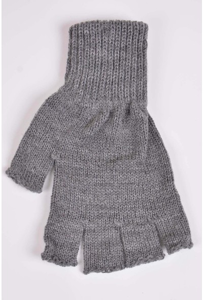 Mossta Erkek Parmaksız Eldiven Gri