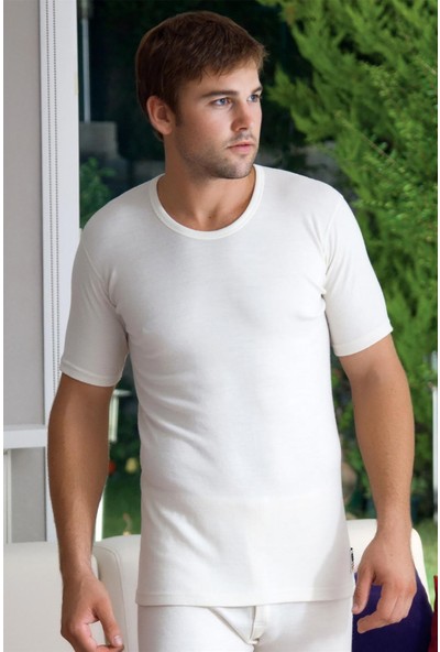 Mossta Erkek Yün Içlik Kısa Kol Fanila