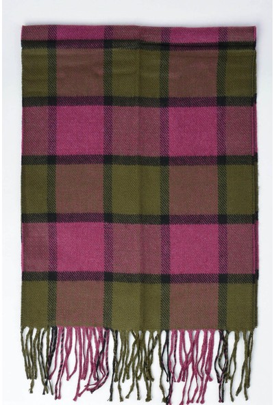 Mossta Kareli Erkek Atkı Haki Mossta Kareli Erkek Atkı Haki