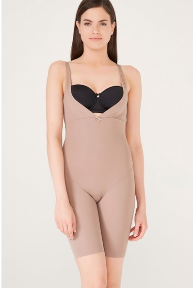 Ten Mideli Ince Askılı Kadın Kısa Tam Boy Korse 501112090