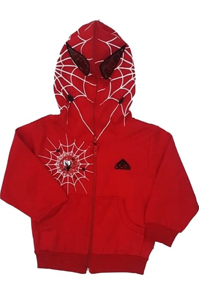 Gigas Örümcek Adam Işıklı Penye Hırka