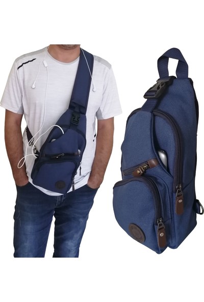 Lederax Usb Girişli Çift Taraf Askılı Göğüs Çantası Bodybag Lederax Usb Girişli Çift Taraf Askılı Göğüs Çantası Bodybag