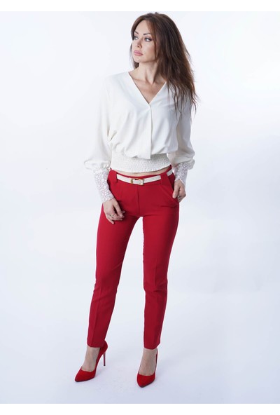 Missvina Köprüsü Bedenden Çıkmalı Pantolon