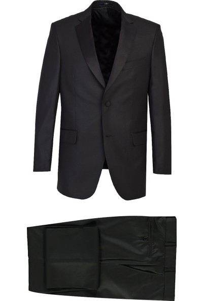 Kiğılı Mono Yaka Smokin Damatlık