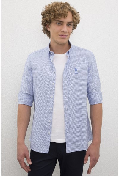 U.S. Polo Assn. Mavi Gömlek Uzunkol 50219605-VR036