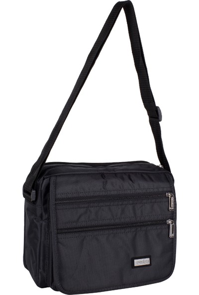 Seventeen 2246 Çok Gözlü Erkek El Ve Omuz Askılı Çanta Siyah Seventeen 2246 Çok Gözlü Erkek El Ve Omuz Askılı Çanta Siyah