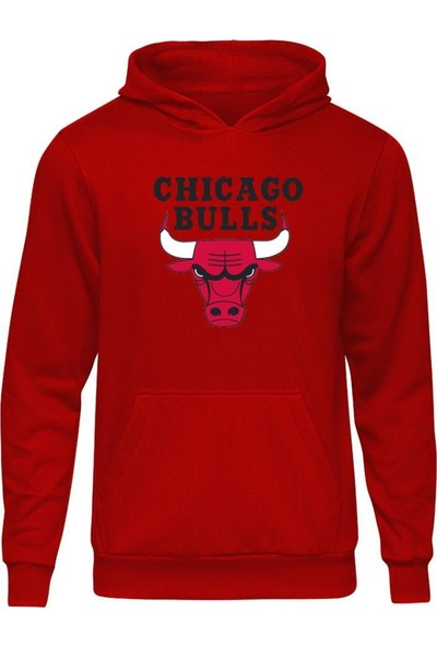 Fandomya All-Star Chicago Bulls Kırmızı Sweatshirt Fandomya All-Star Chicago Bulls Kırmızı Sweatshirt