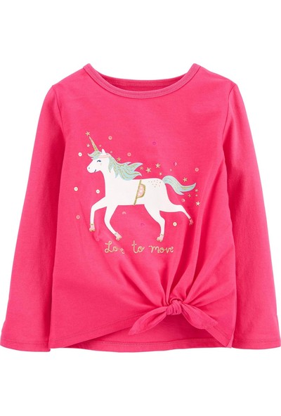 Carter's Unicorn Desenli Çocuk Sweatshirt