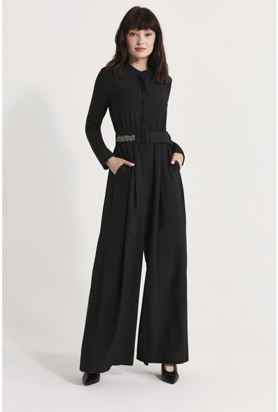 Accort S5-385 Krep Kadın Tulum Accort S5-385 Krep Kadın Tulum