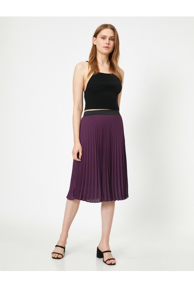 Koton Kadın Pilili Etek