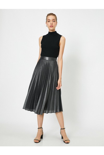 Koton Kadın Pilili Etek