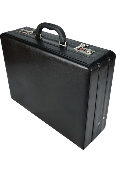 Zaves Siyah Renk Şifreli Bond Evrak Çantası