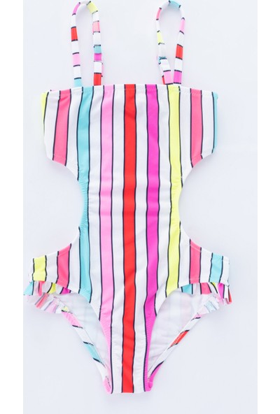Penti Çok Renkli Kız Çocuk Retro Mayokini