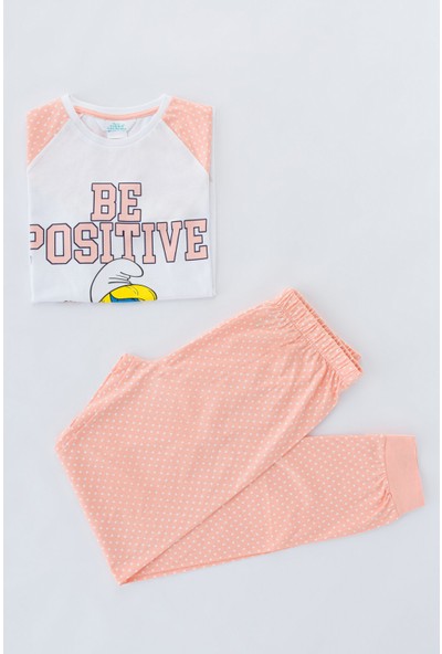 Penti Çok Renkli Teen Smurf Cheers 2li Pijama Takımı